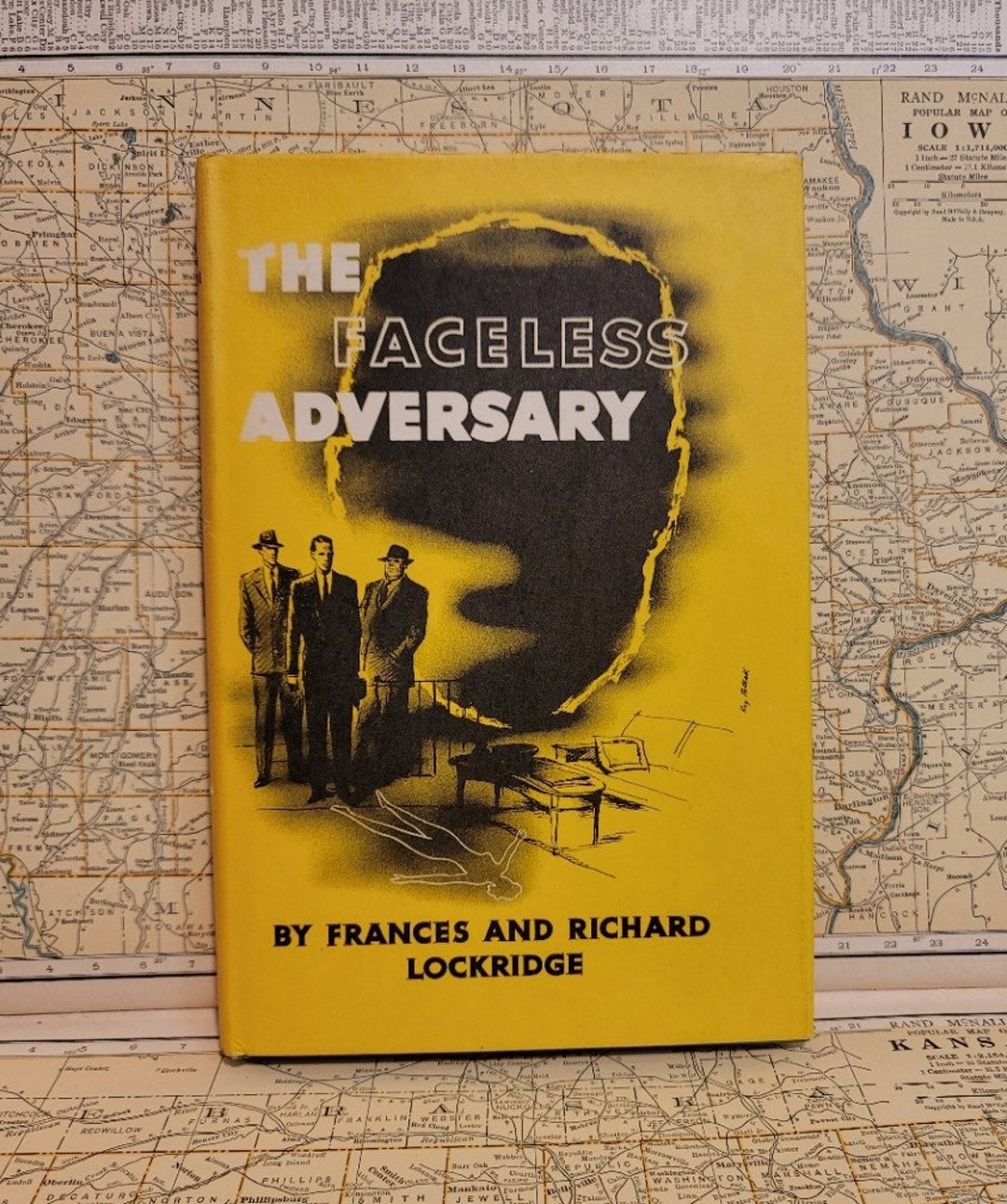 Vintage Mystery the Faceless Adversary by Frances and Richard Lockridge ...