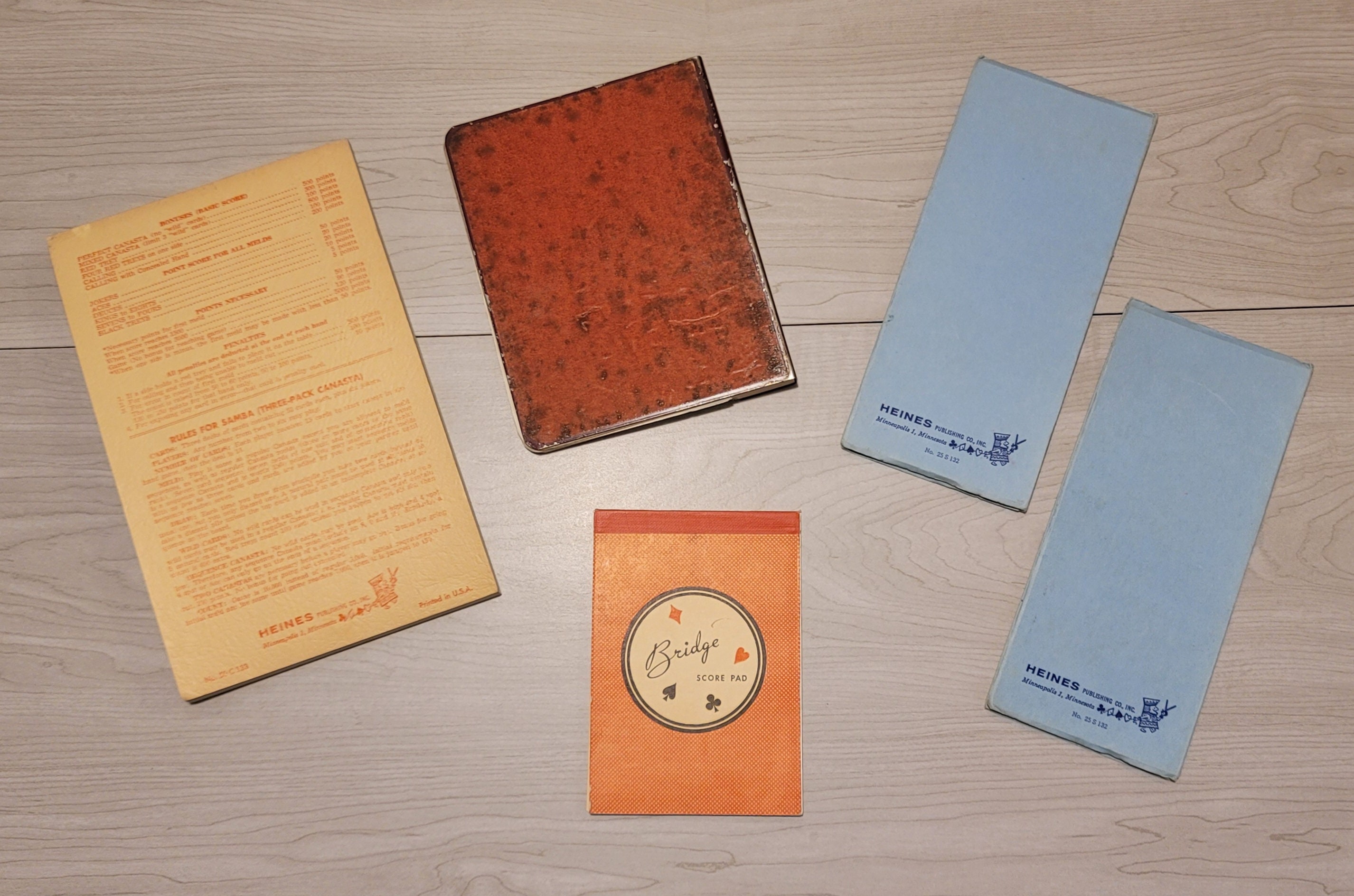 Vintage Score Pad Sheets Set of Eight - Etsy