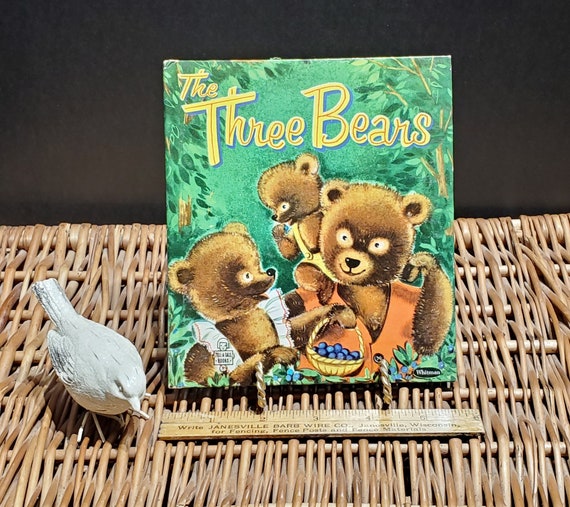 The Three Bears Tell-A-Tale Book 1955 Whitman Publishing | Etsy