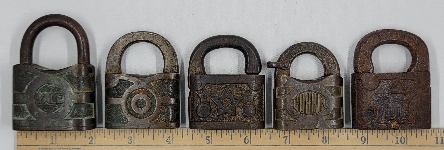 Choice of Vintage Brass Pad Lock Yale Star Corbin Safe U.S. - Etsy
