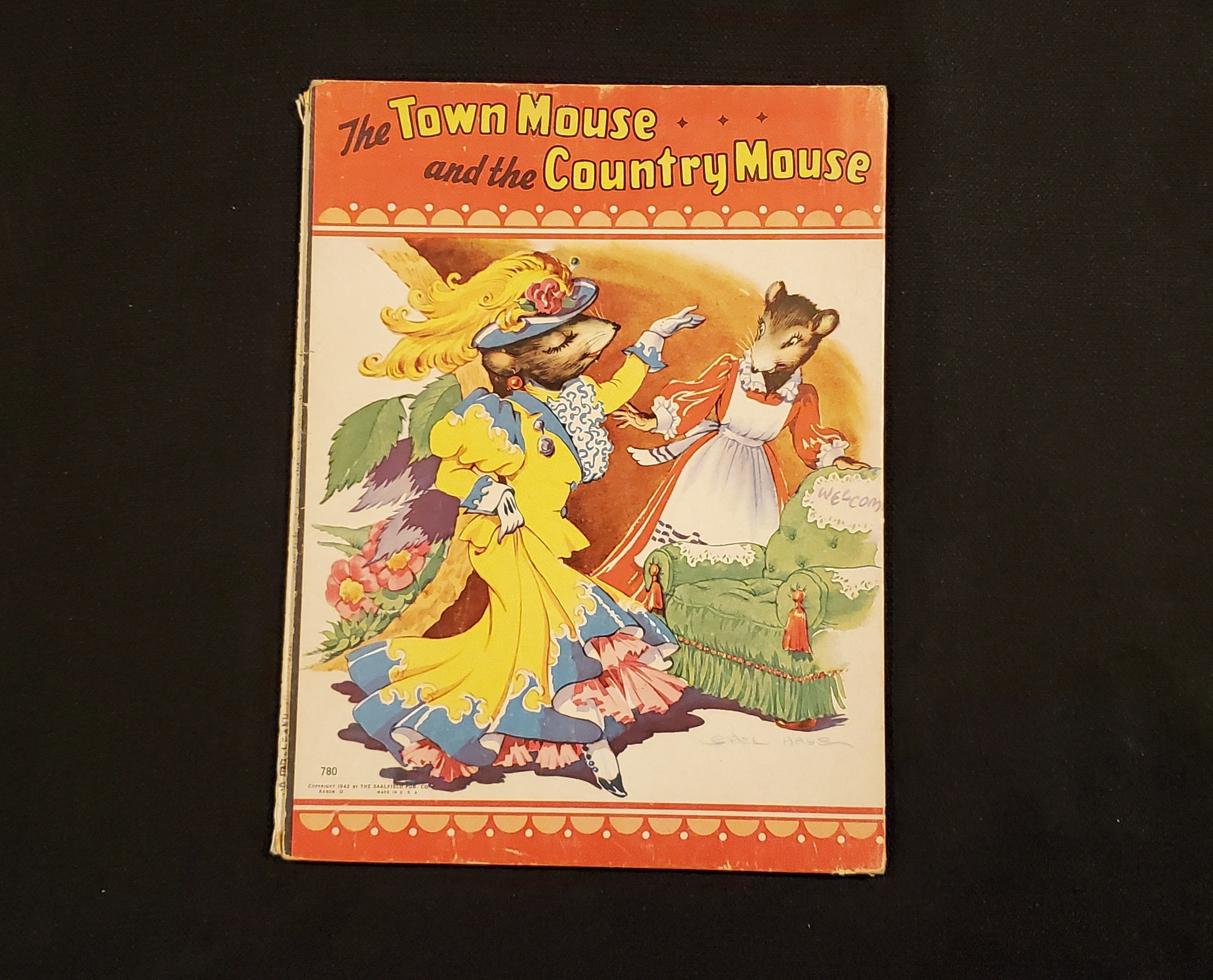 Vintage Childrens Book - the Town Mouse and the Country Mouse 1942 ...