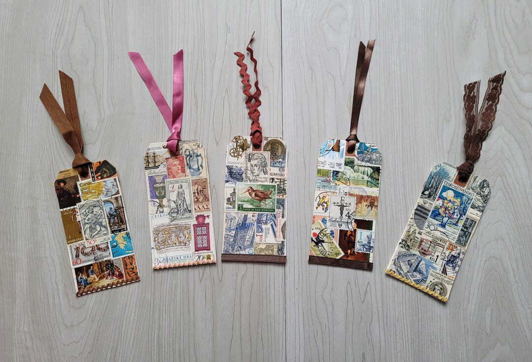 Choice Handmade Journal Tag / Art Tag / Bookmark / Vintage Postage ...