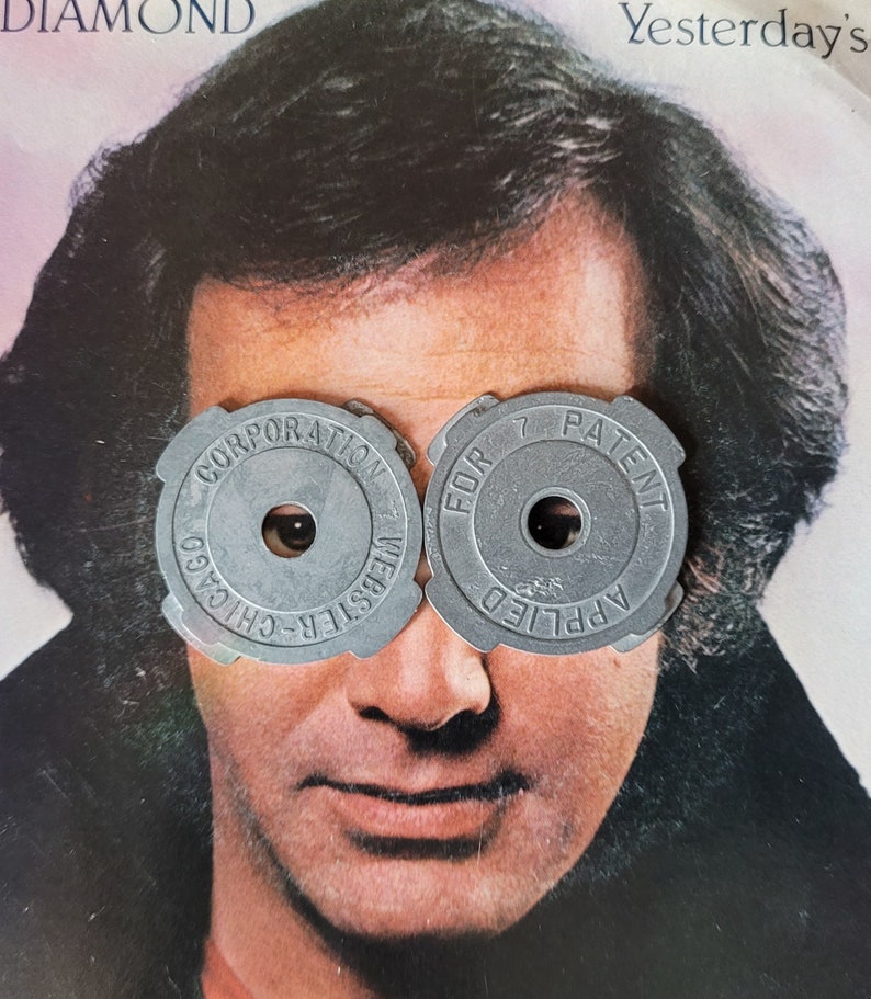 Vintage Metal 45 Rpm Record Center Adapters by the | Etsy