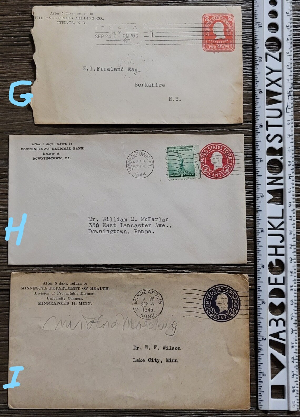 Stamped Envelopes From 1890s and 1900s Choice Free Shipping - Etsy