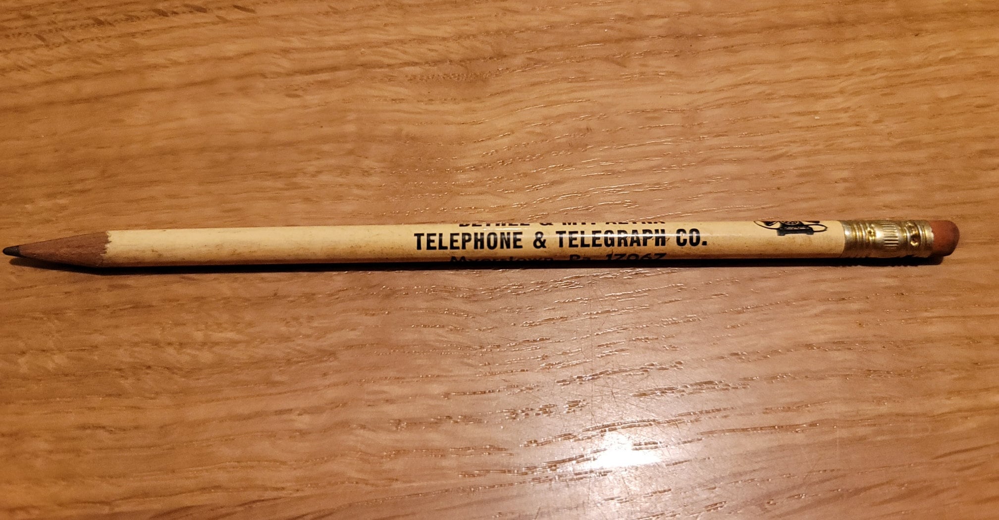 Random Lot of 10 Vintage USED Advertising Pencils Round Hexagon Lead ...