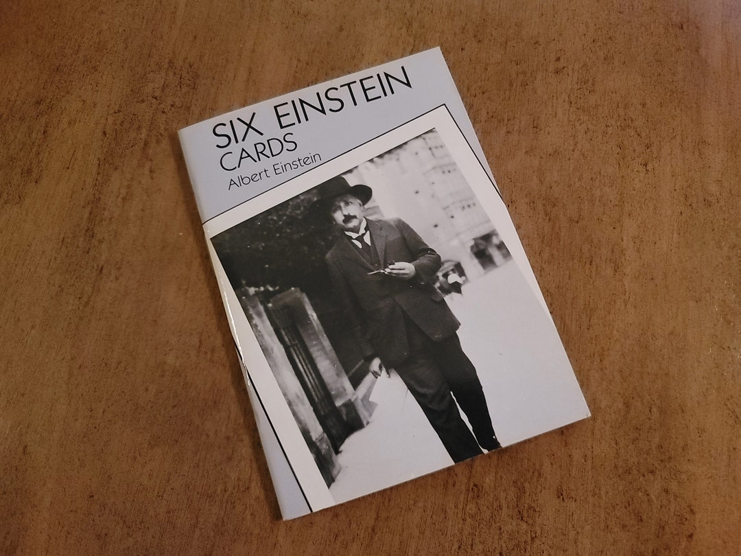 Folleto de postales de Albert Einstein / Seis postales / Publicaciones ...