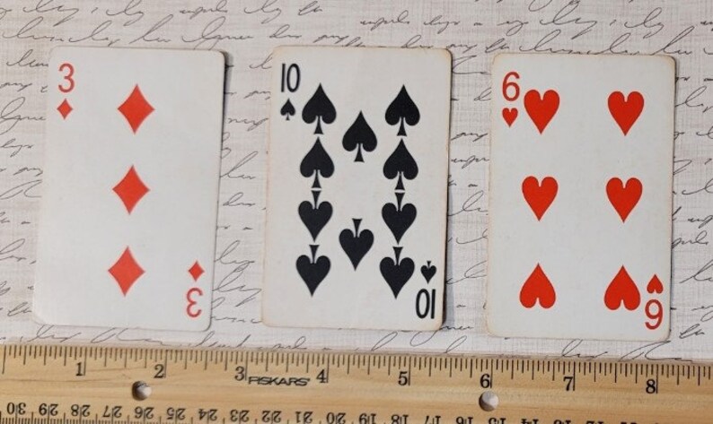 Three Vintage Butterfly Moth Swap Cards / Playing Cards - Etsy