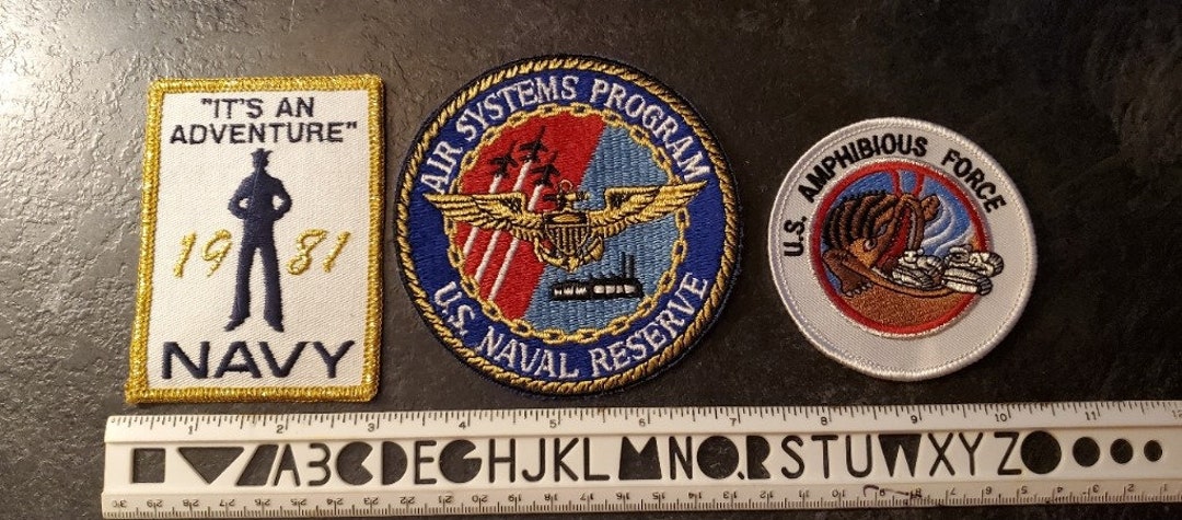 Naval Reserve Arm Patch - Your Choice of an Unused Patch US Amphibious ...