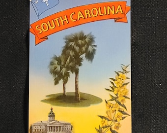 South Carolina Post Cards - Etsy