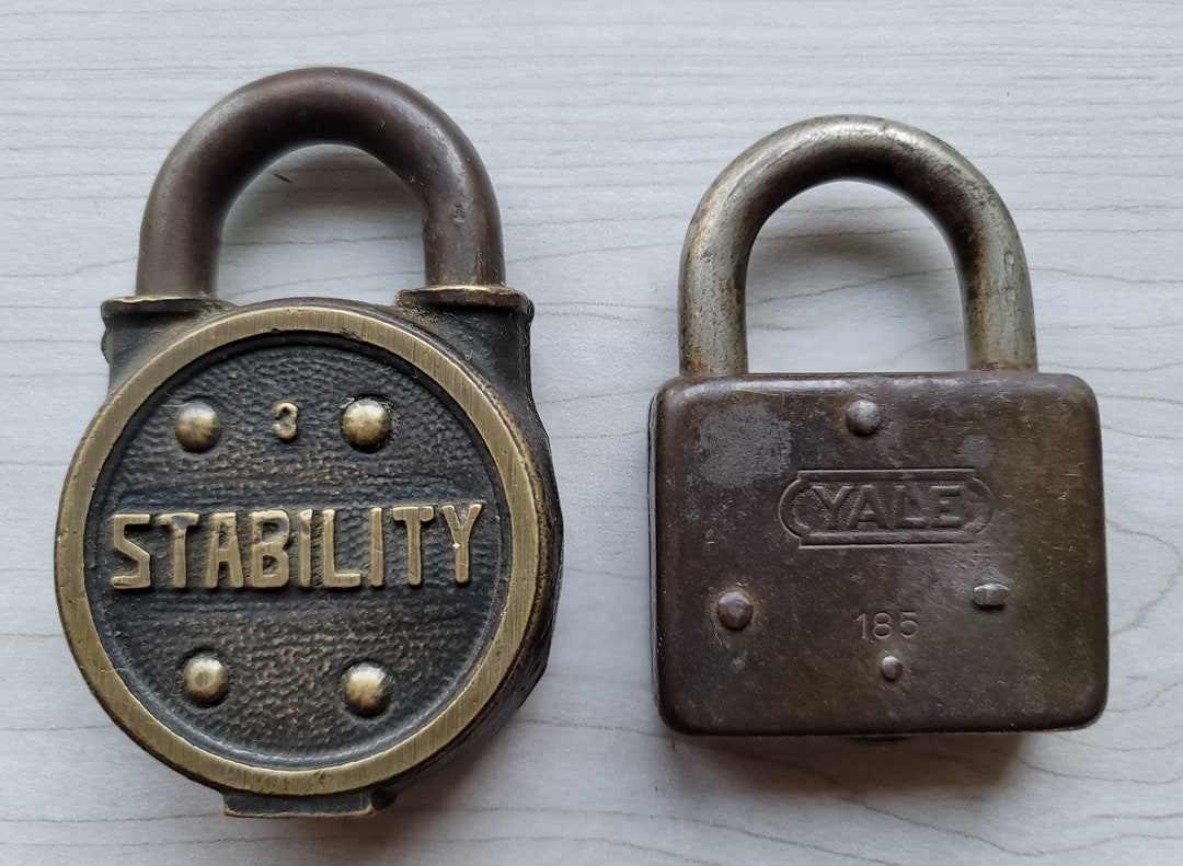 Cool Vintage Padlocks Pick One or Pick All Safe Stability Yale Towne - Etsy