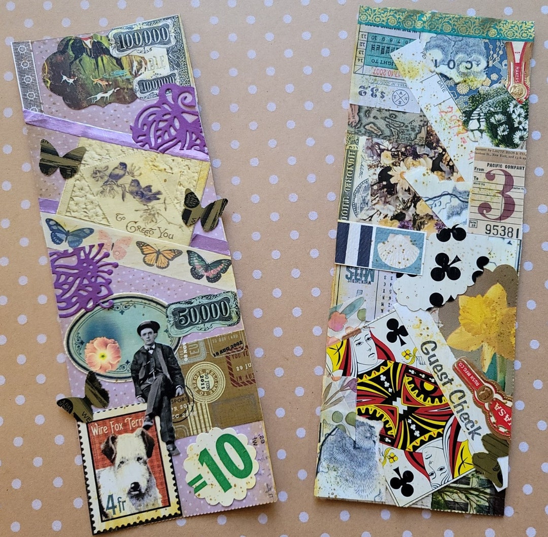 Choice Hand Made Collage Strip / Vintage Style Collage Snip It Strip ...