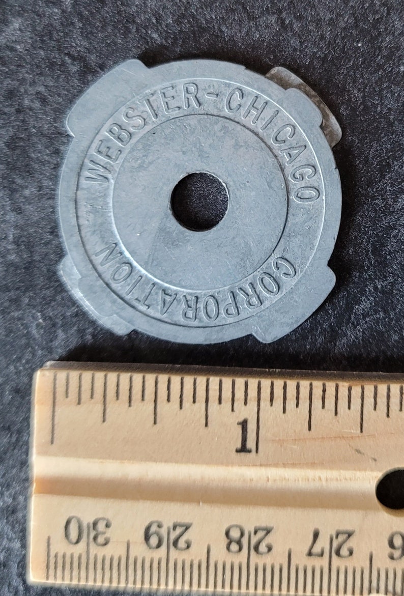 Vintage Metal 45 Rpm Record Center Adapters by the | Etsy