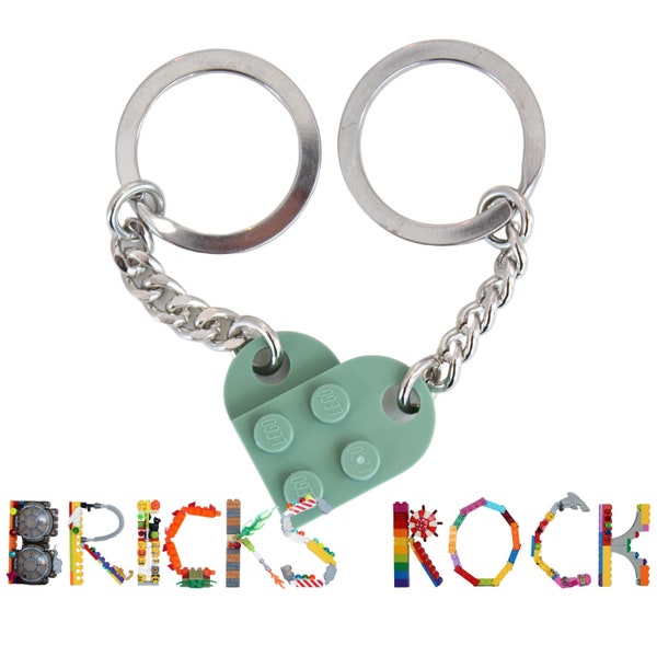 Lego® Heart Keychain - Etsy