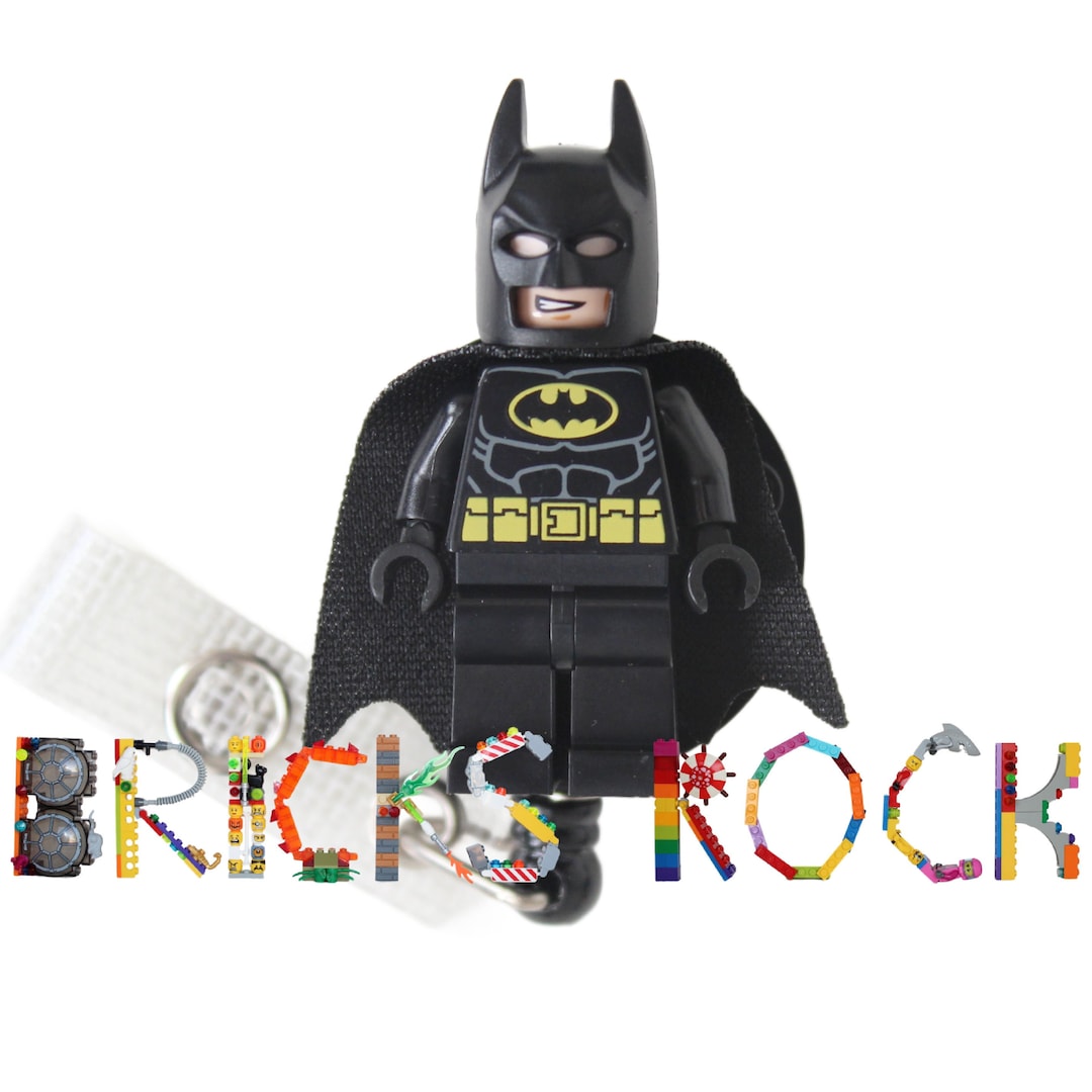 Batman™ - Badge Reel Made With LEGO® - ID Badge Holder - Superhero - Etsy