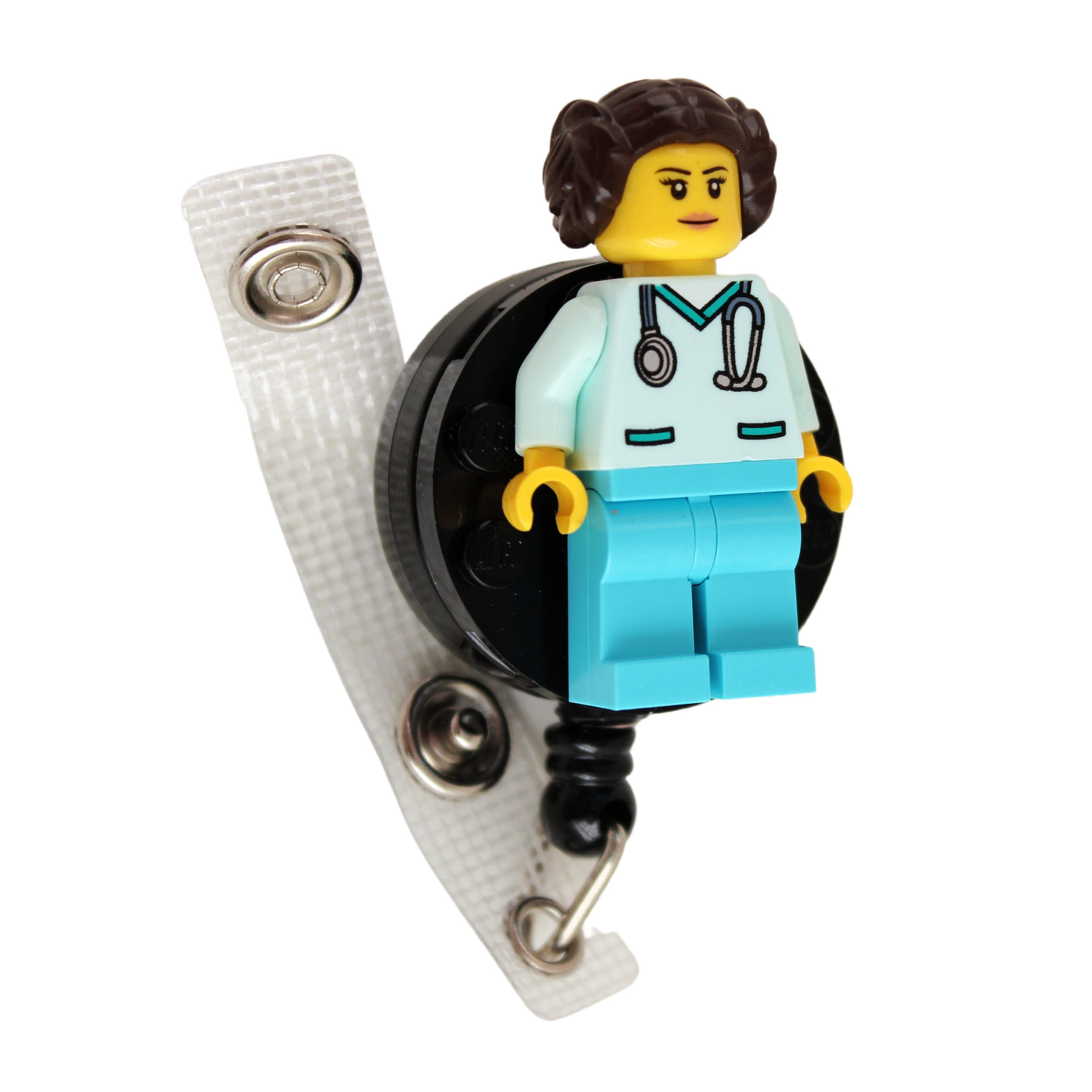 Princess Leia™ Nurse Doctor Scrubs Badge Reel Made With LEGO® - Etsy UK