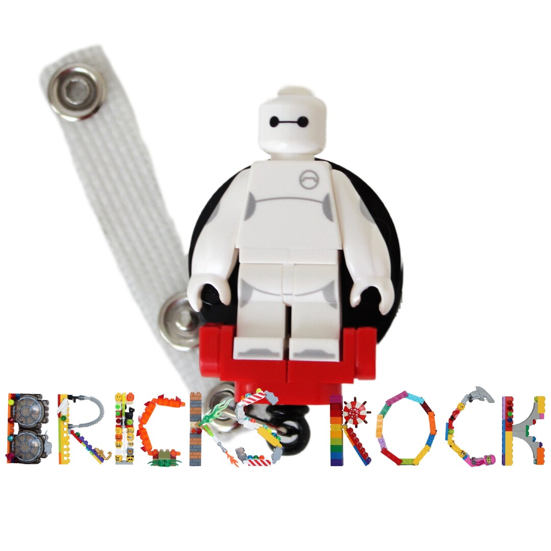 Baymax™ Badge Reel Made With LEGO® Minifigure™- Pediatric - ID Badge ...