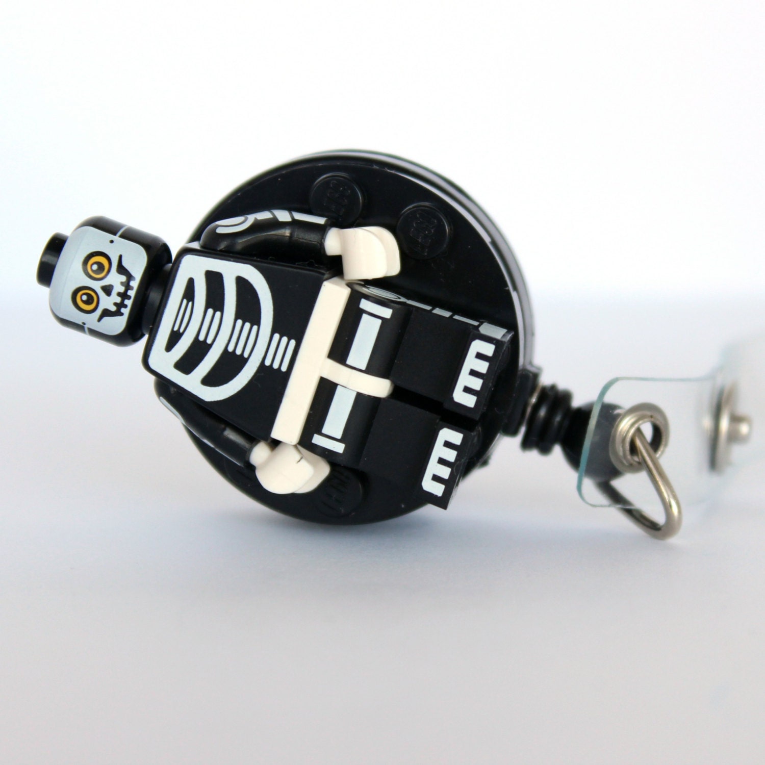 Skeleton X-Ray Badge Reel made with LEGO® Minifigure™ | Etsy