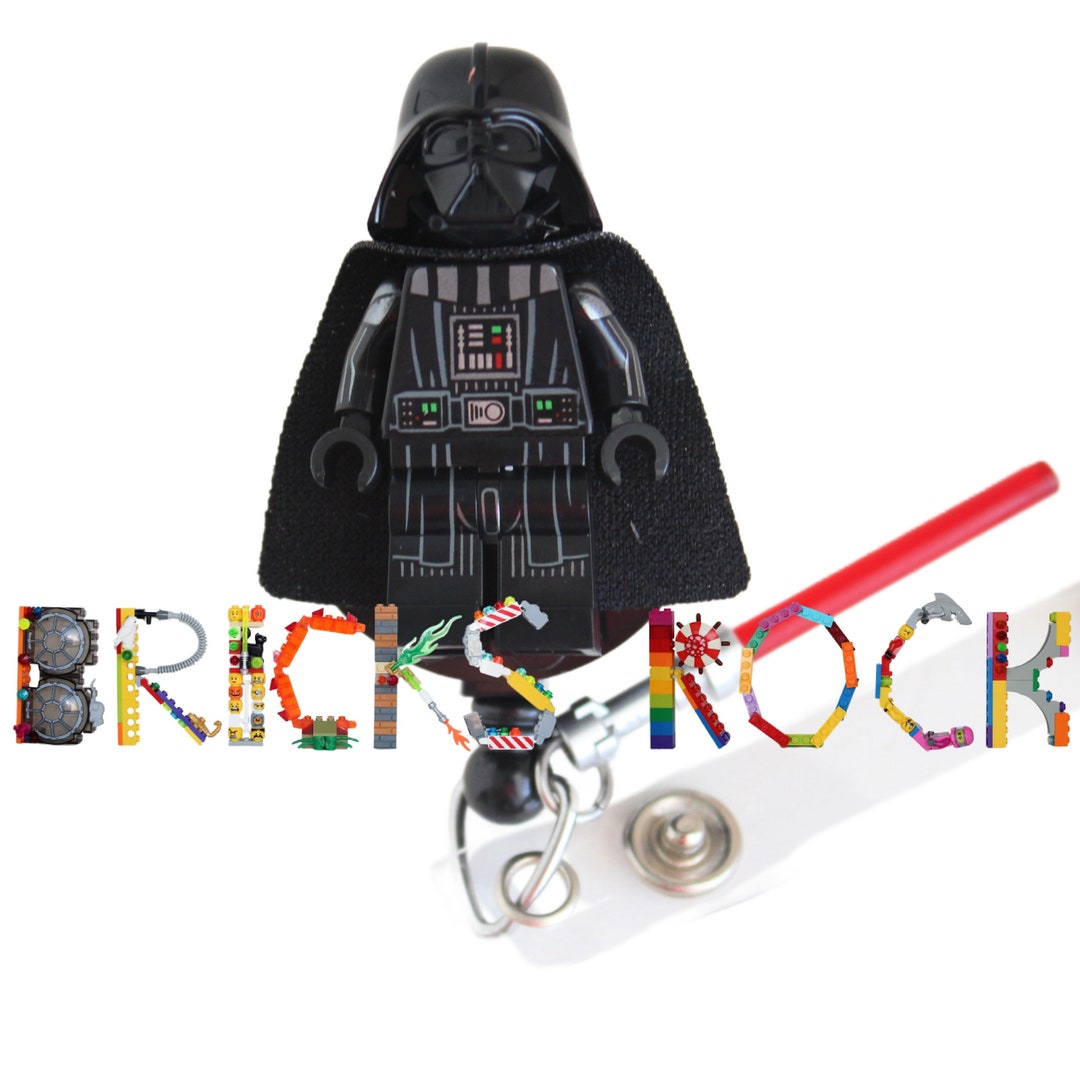 Darth Vader Badge Reel Made With LEGO Minifigure Pediatric ID Badge Holder Star Wars Etsy Canada