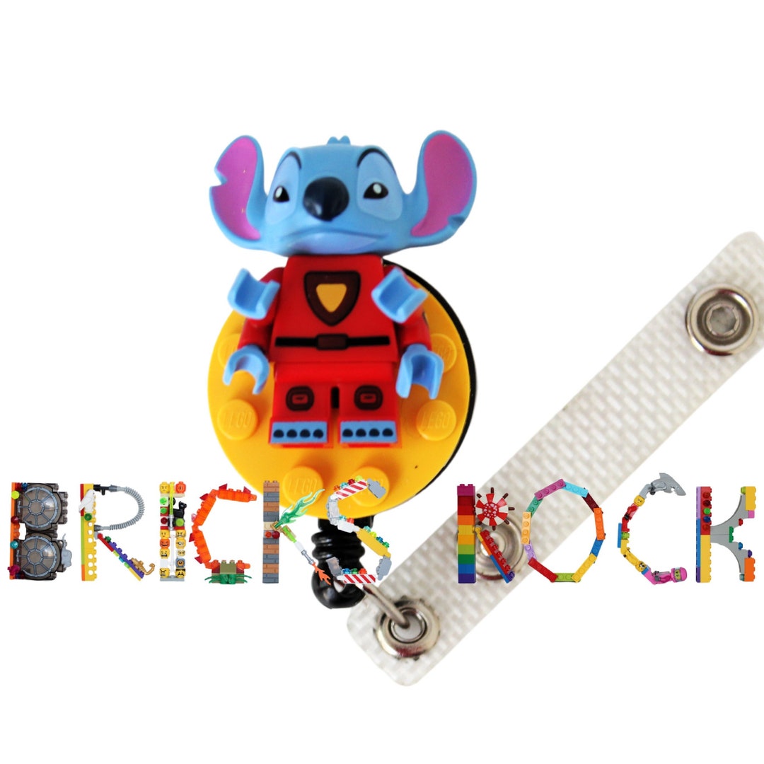 Stitch 626™ Badge Reel Made With LEGO® Minifigure™- Pediatric - ID ...