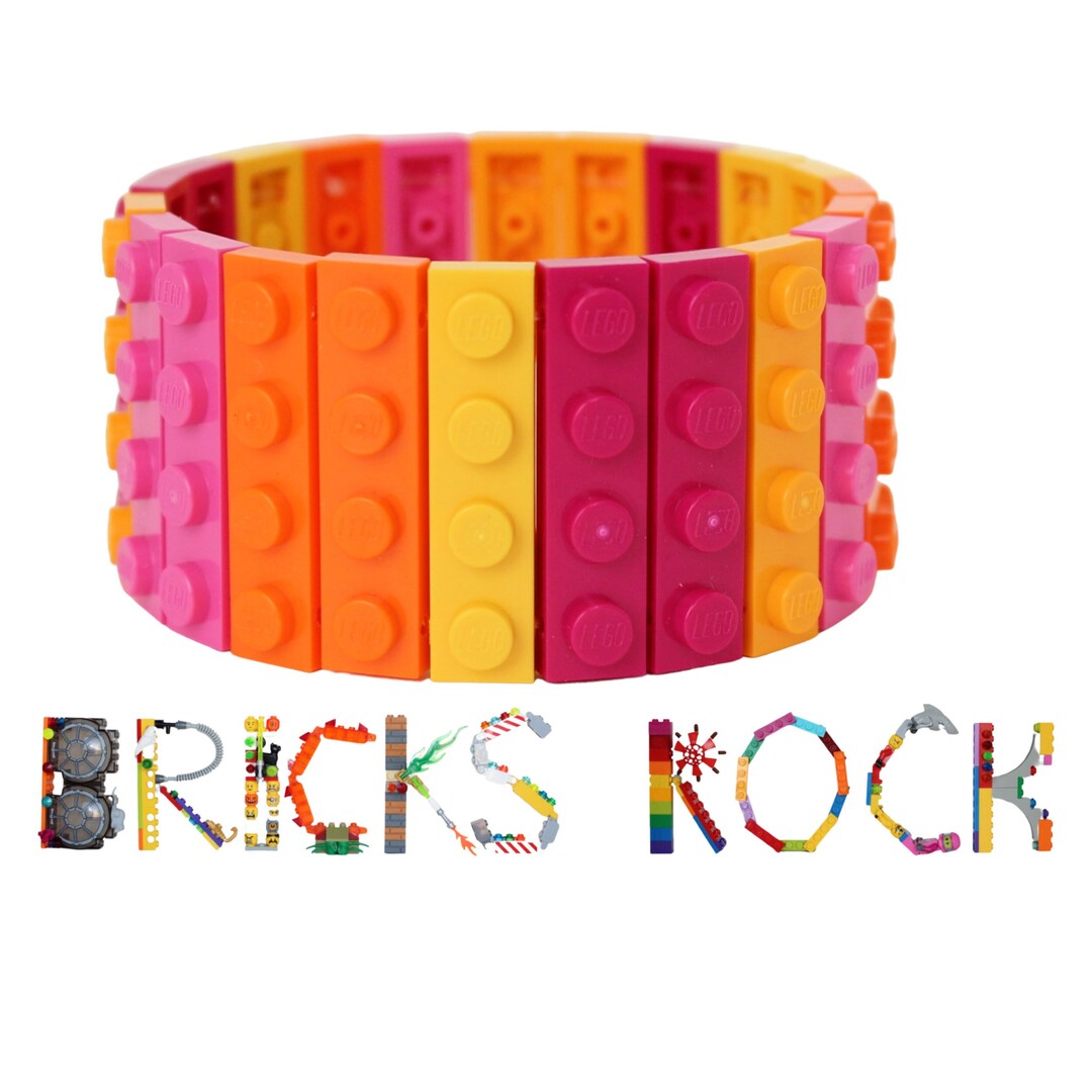 Starburst - Bracelet Made With 1x4 LEGO® - Etsy