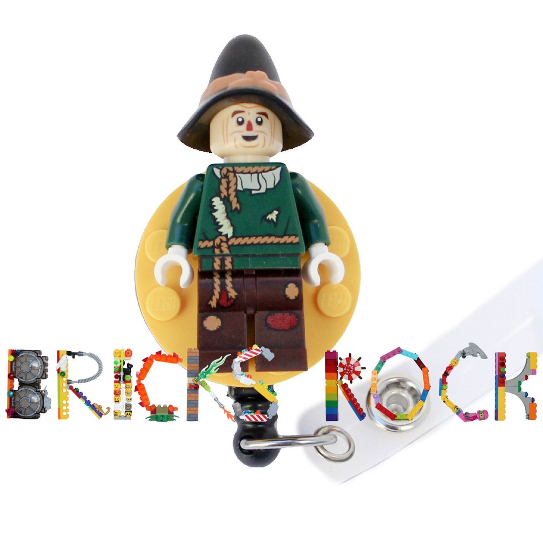 Scarecrow Badge Reel Made With LEGO® Minifigure™- Pediatric - ID Badge ...