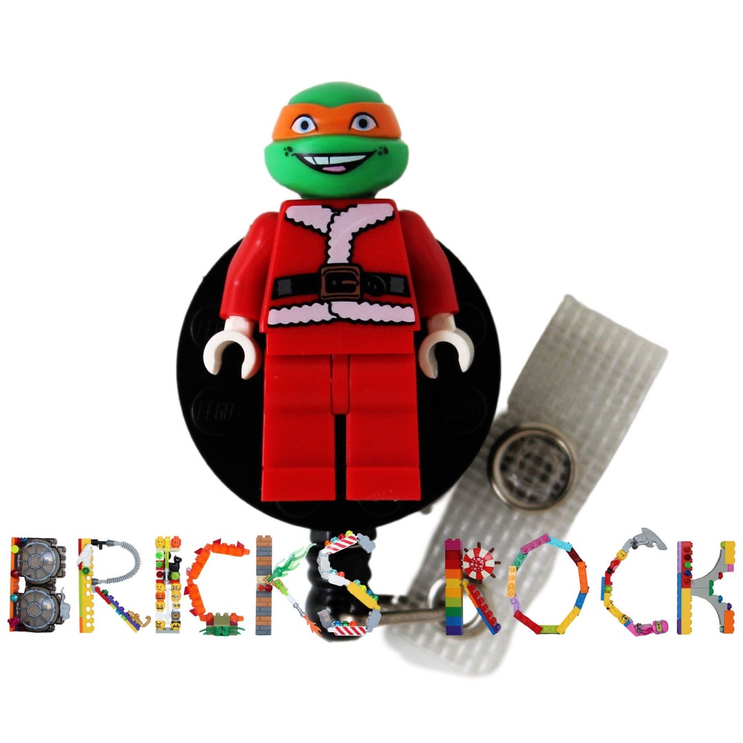 Teenage Mutant Ninja Turtles Santa Claus Badge Reel Made With - Etsy
