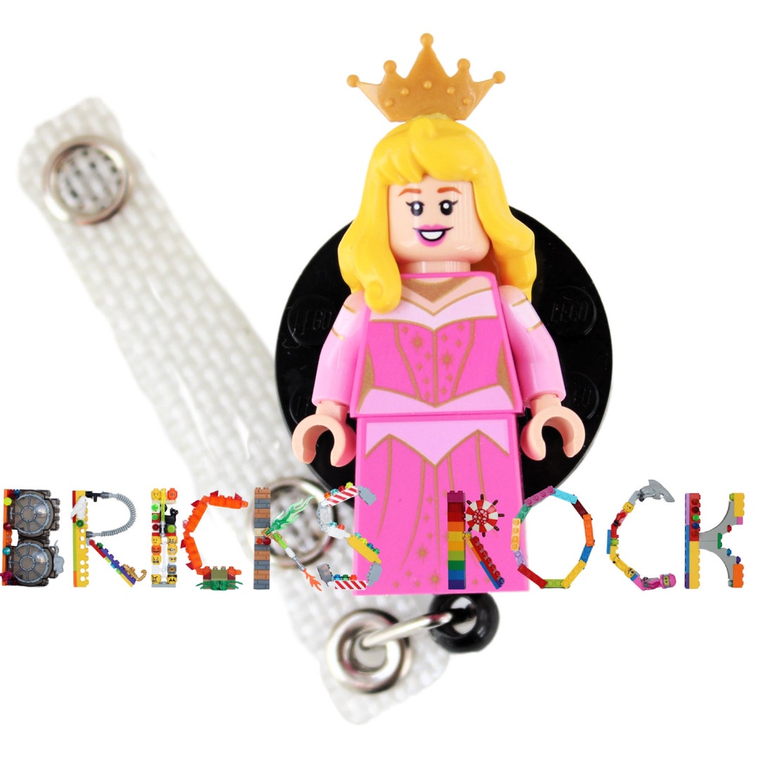 Aurora™ - Badge Reel Made With LEGO - ID Badge Holder - Sleeping Beauty ...