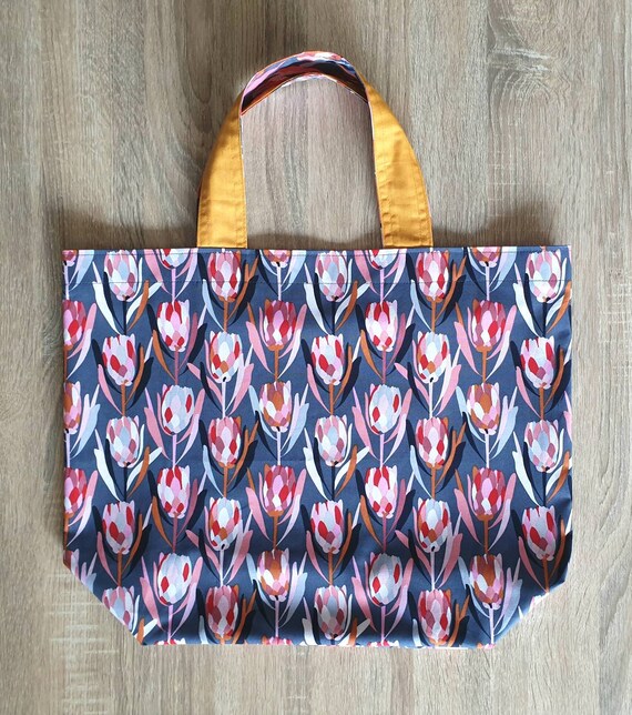 Australiana Shopping Bag Reusable Bag Reversible Bag | Etsy