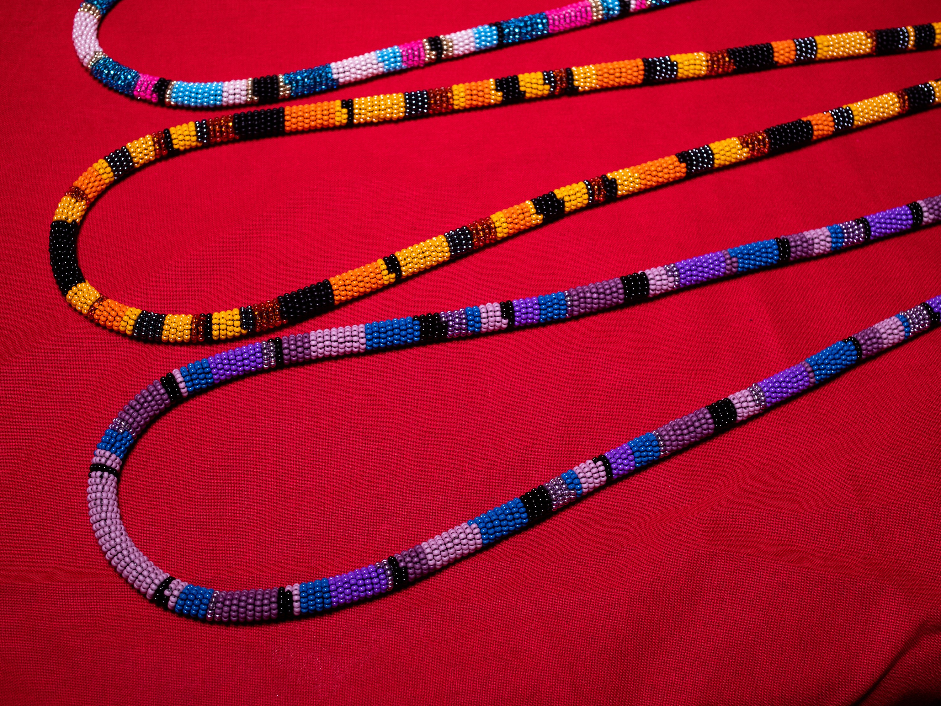 Long Beaded Lanyards Various Colors - Etsy
