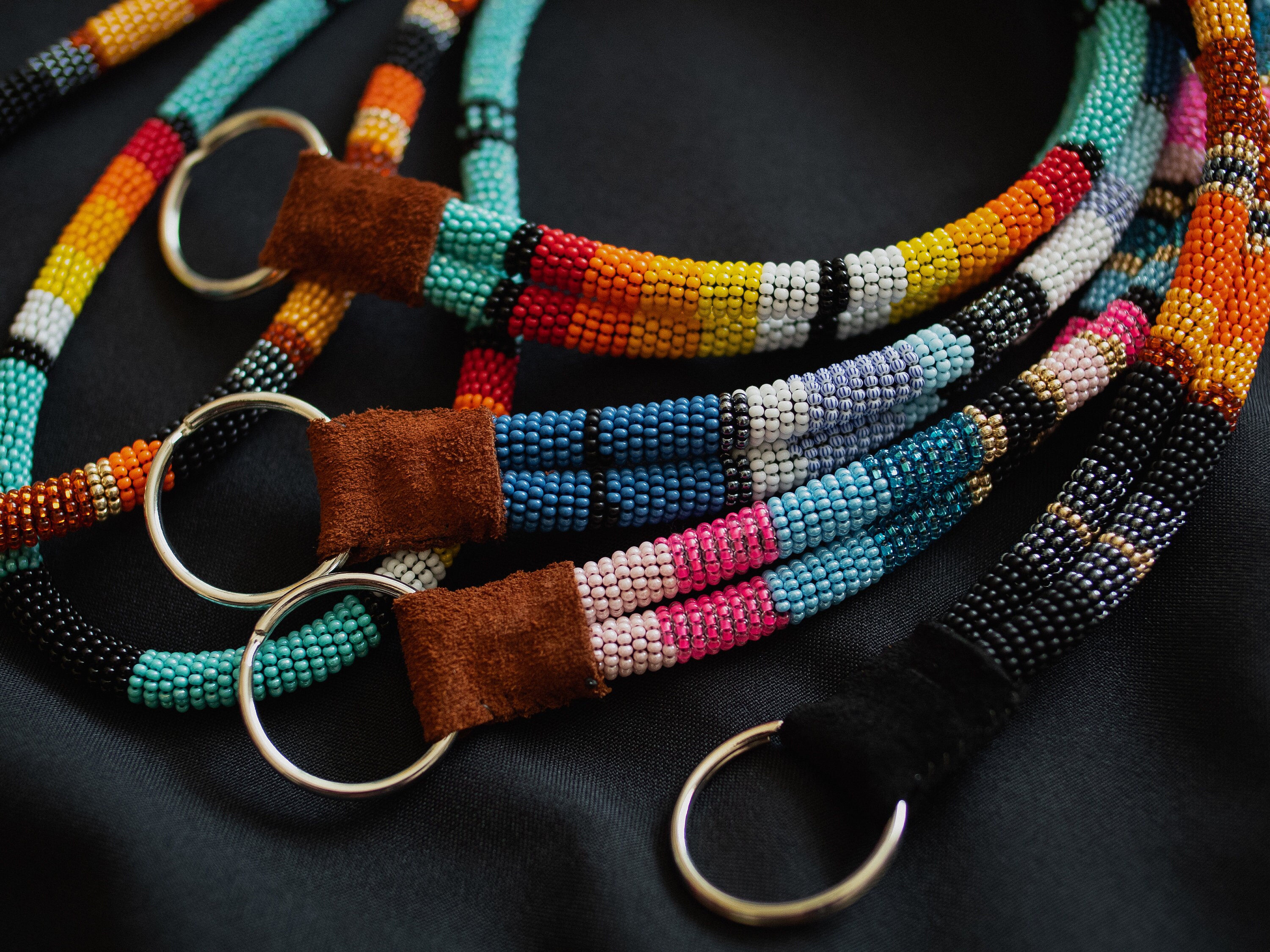 Long Beaded Lanyards Various Colors - Etsy