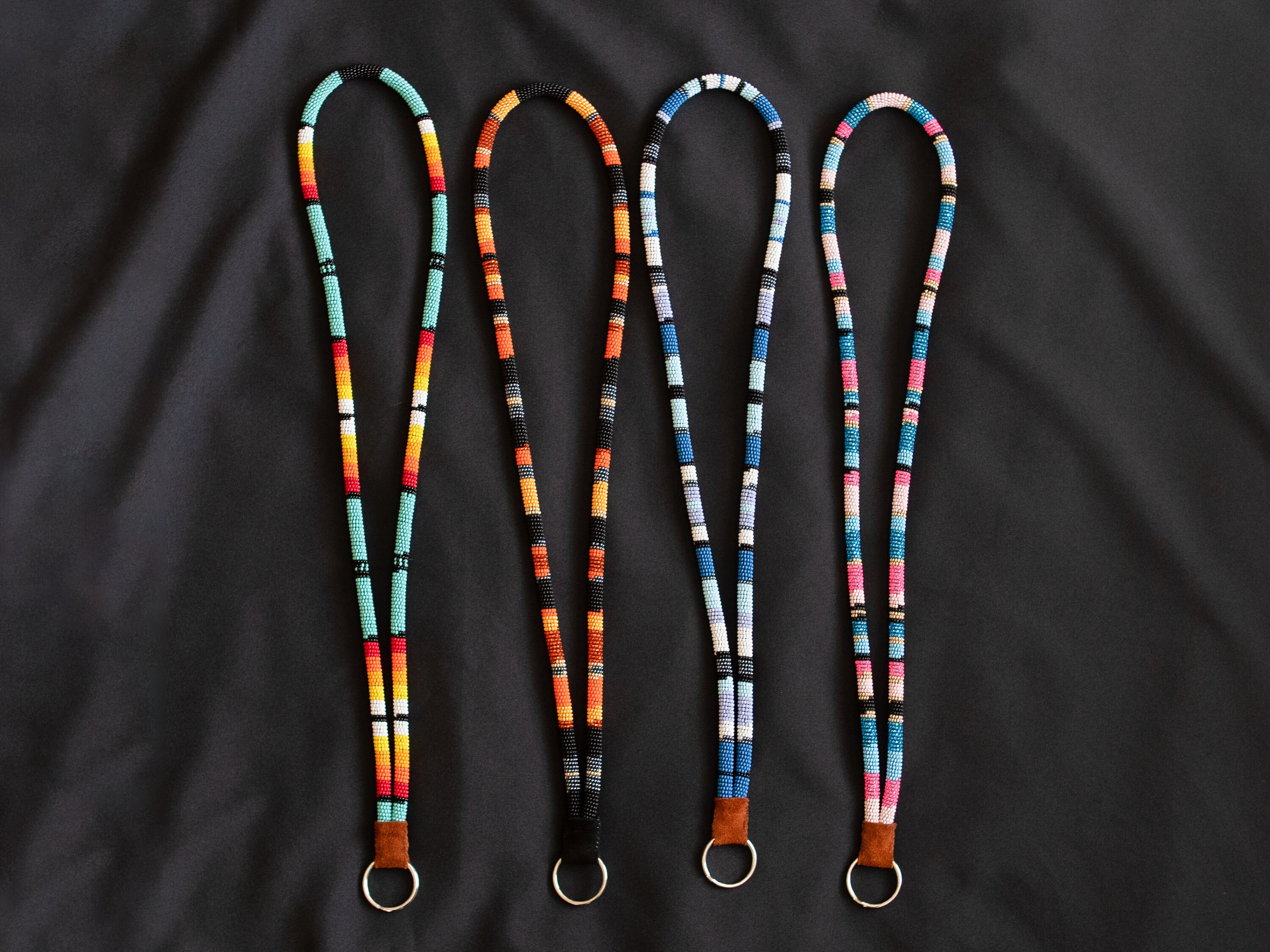 Long Beaded Lanyards Various Colors - Etsy