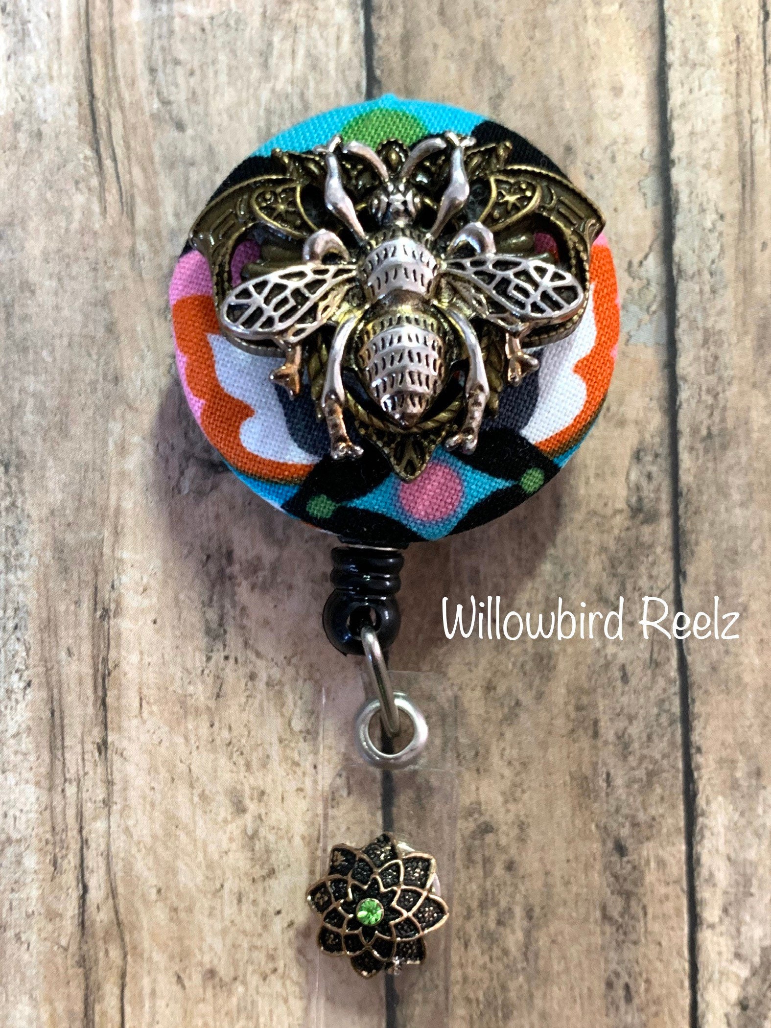 Honey Bee -badge Holder/retractable ID Badge Reel/badge Reel ...