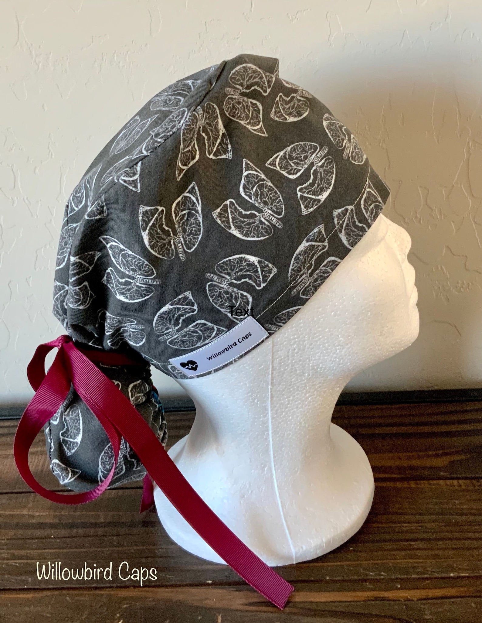 Scrub Cap With Ponytail Holder/ Scrub Hat/ Surgical Scrub Cap/ | Etsy