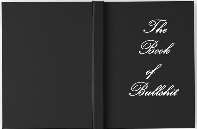 The Book of Bullsht Hardback Journal or Spiral Notebook - Etsy