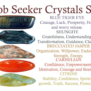 Job Seeker Crystals Set Job Seeker Crystal Set Crystals for | Etsy