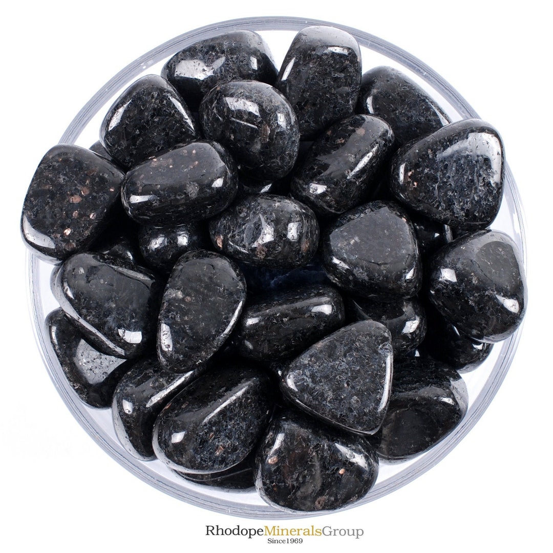 RARE Nuummite Tumbled Stone Nuummite Tumbled Stones - Etsy