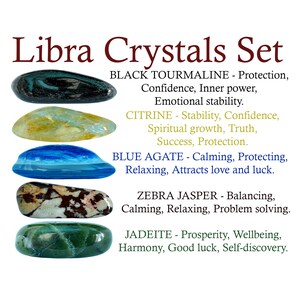 Libra Crystals Set, Libra Crystal Set, Crystals for Libra, Crystals of ...
