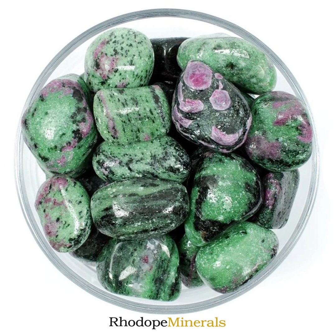 Ruby Zoisite Tumbled Stone, Ruby Zoisite, Tumbled Stones, Ruby, Zoisite ...