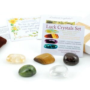Luck Crystals Set Luck Crystal Set Crystals for Luck - Etsy