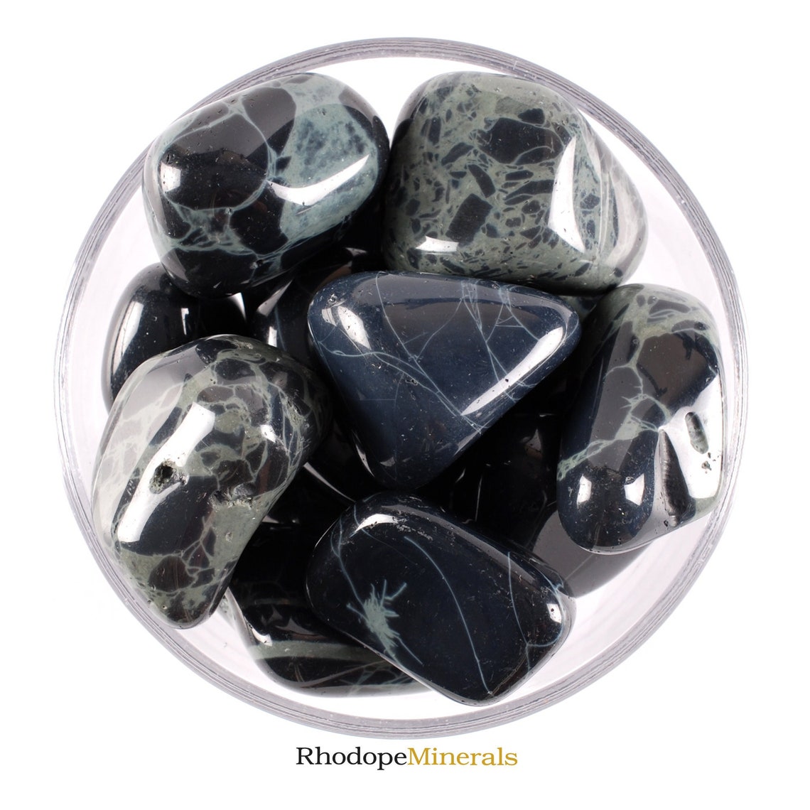 RARE Obsidian Spider Web Tumbled Stone Obsidian Spider Web - Etsy