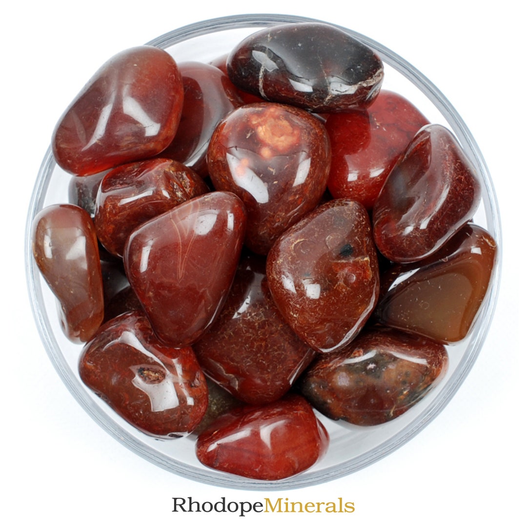Fire Agate Tumbled Stone, Fire Red Agate, Tumbled Stones, Stones ...