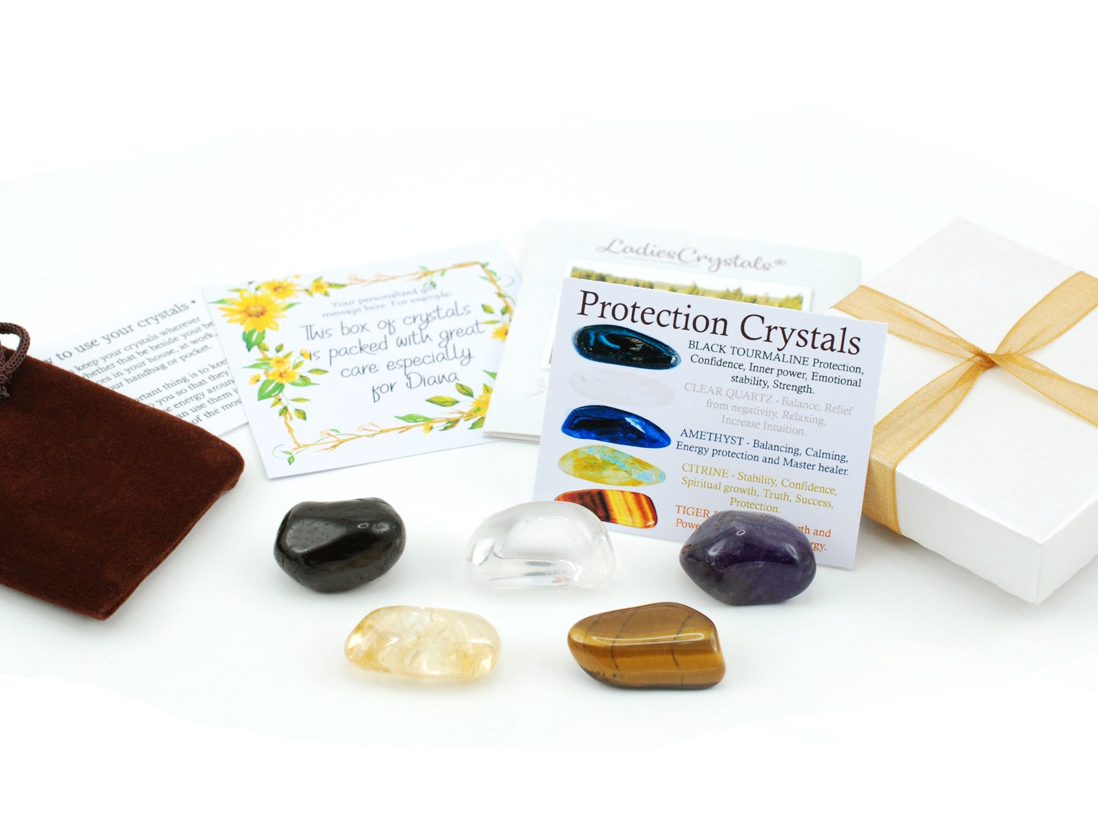 Protection Crystal Set, Protection Crystals, Crystals for Protection ...