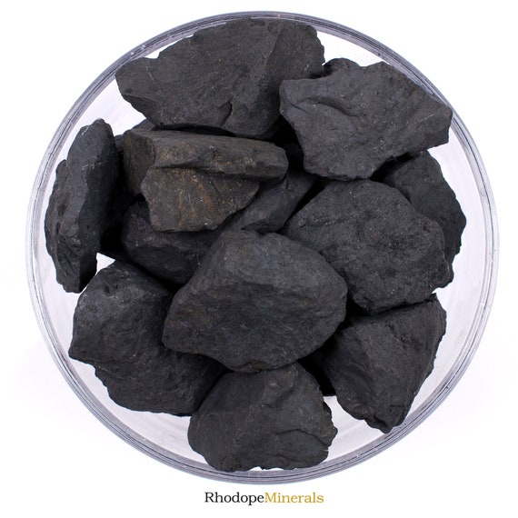 Shungite Raw Stone Shungite Rough Stones Raw Stones - Etsy