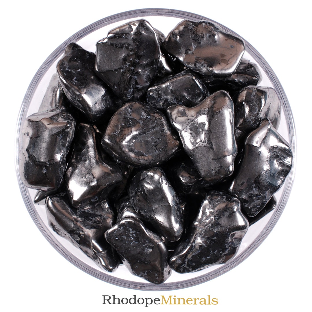 Shungite Tumbled Stone, Shungite Stones, Shungite Crystals, Shungite ...