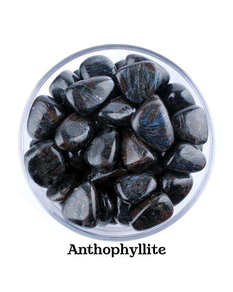 RARE! One 1 Anthophyllite Tumbled Stone, Anthophyllite Tumbled Stones ...