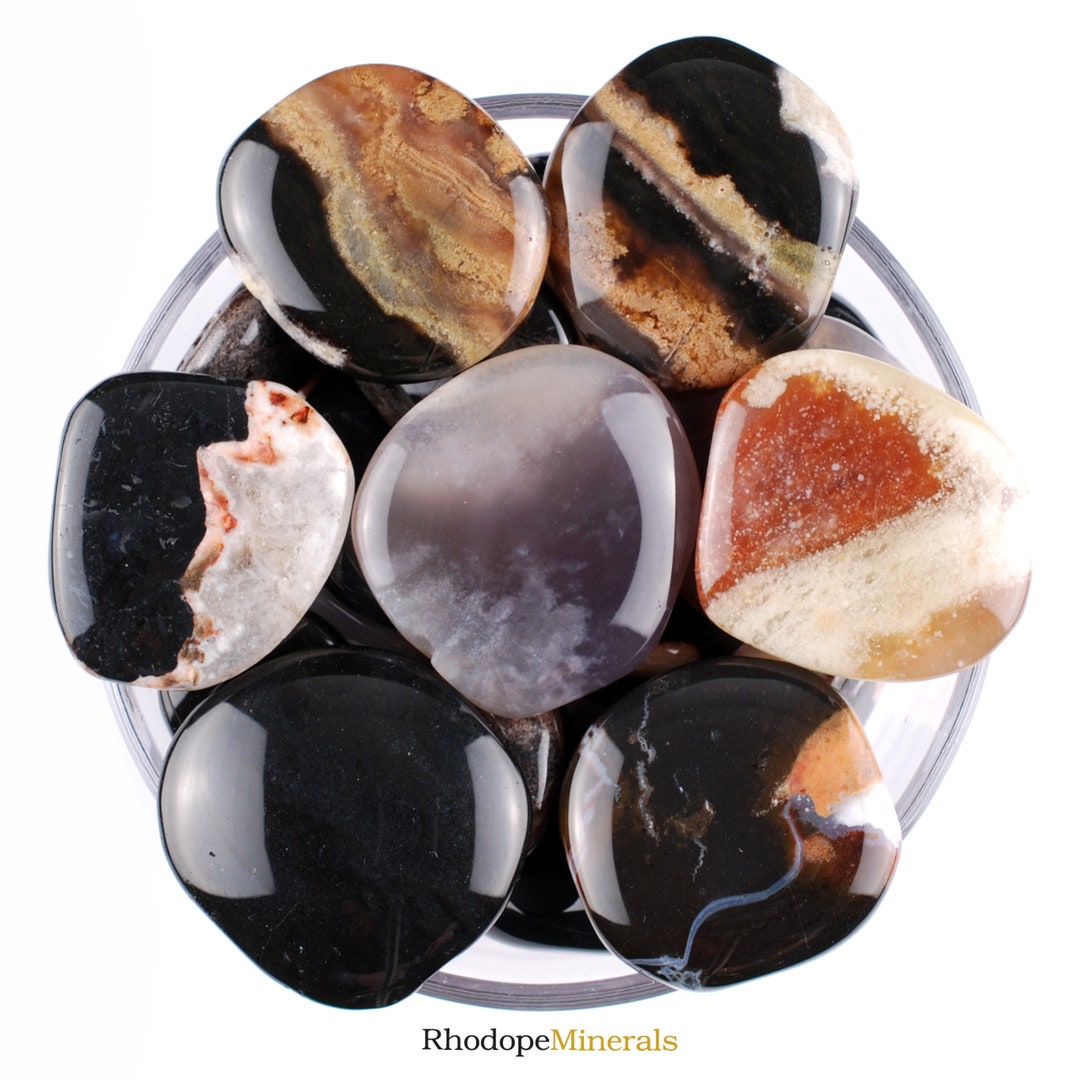 Sardonyx Smooth Stone, Sardonyx Palm Stone, Sardonyx, Palm Stone ...
