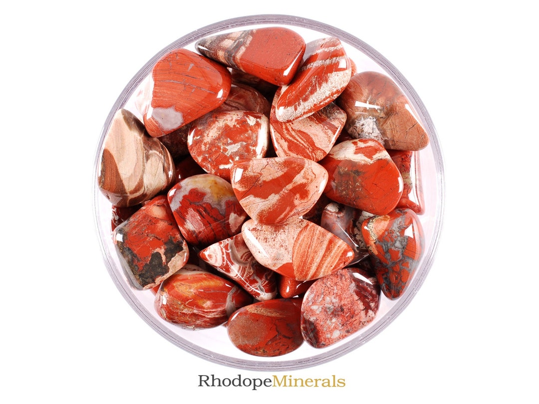 Flower Jasper Tumbled Stone Flower Jasper Jasper Tumbled - Etsy