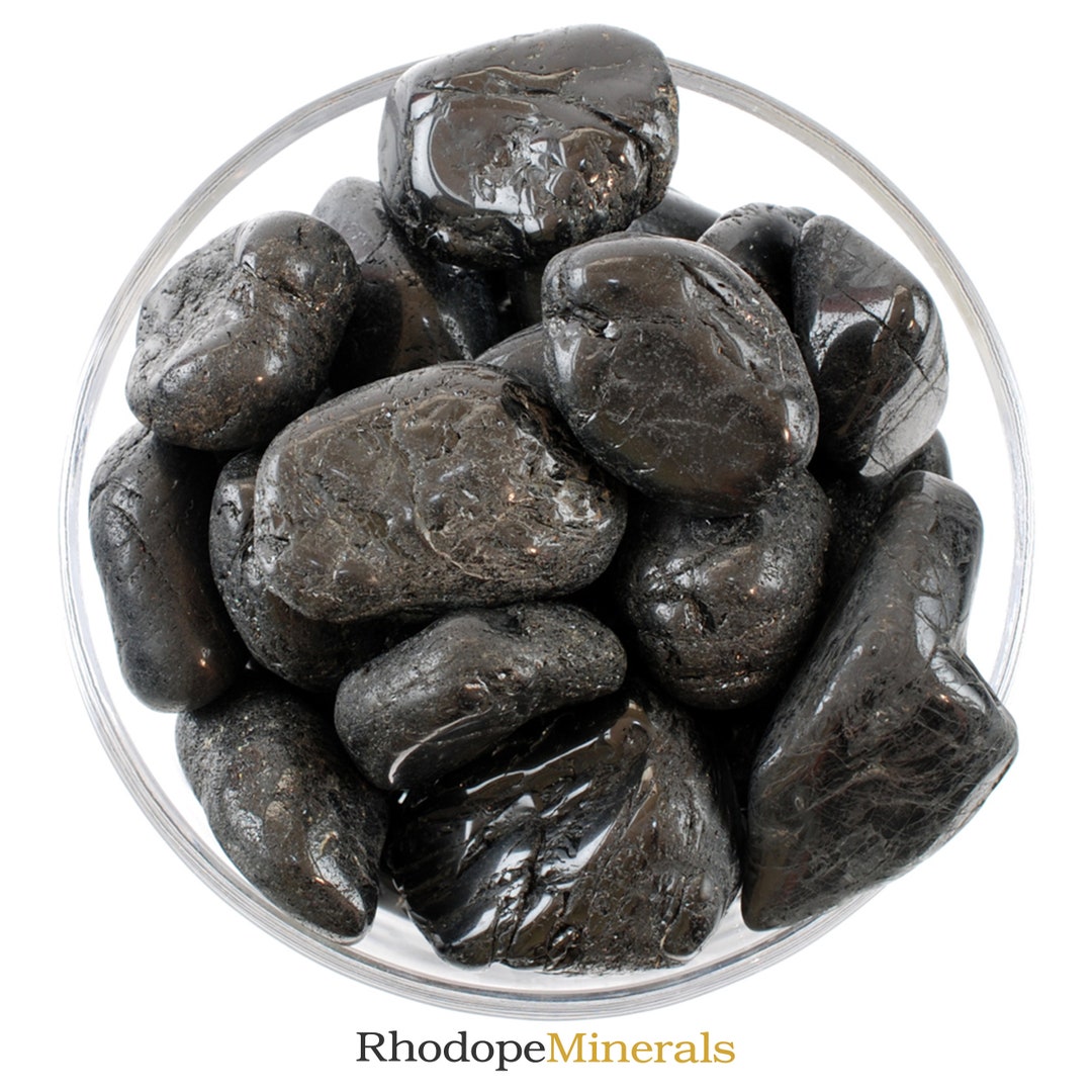 Black Tourmaline Tumbled Stone, Black Tourmaline, Tumbled Stones ...