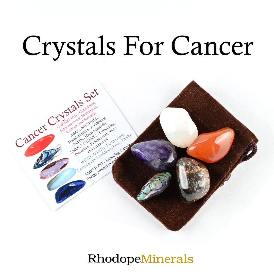 Crystals for Cancer, Cancer Crystal Set, Cancer Birthday Gift, Zodiac ...