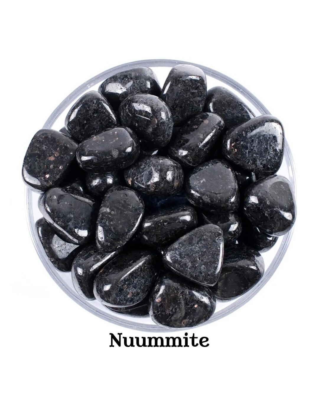 RARE! Nuummite Tumbled Stone, Sorcerer's Magic Crystal, Altar Ritual ...
